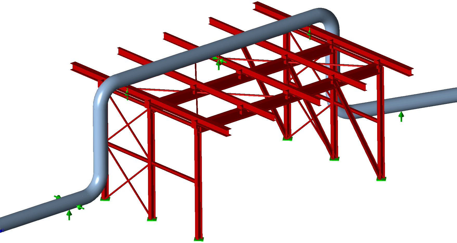 Assessment of a Jetty Pipeline: Surge and Dynamic Stress Analysis